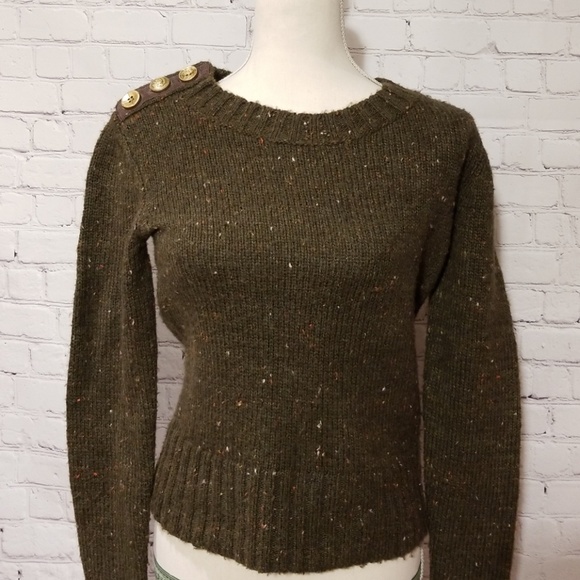 Anthropologie | Sweaters | Anthropologie Charlie Robin Green Sweater ...